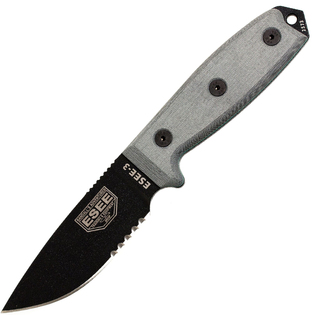 ESEE-3 Serrated Edge ESEE-3S - Survival nože na prežitie | KNIFESTOCK