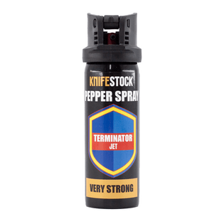 KNIFESTOCK Pepper spray JET 50ml. TERMINATOR 50 - Tear gas sprays ...