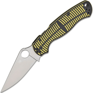 Spyderco Paramilitary 2 Salt CPM-MagnaCut Satin Yellow/Black G10 ...