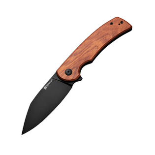 Sencut Omniform Guibourtia Wood Handle Black 9Cr18MoV BladeLiner Lock ...