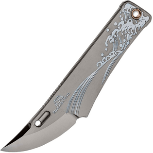 CHOU Etching Wave - Cuțite la gât | KNIFESTOCK