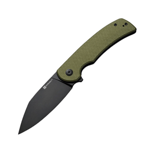 Sencut Omniform OD Green Coarse G10 Handle Black 9Cr18MoV BladeLiner ...