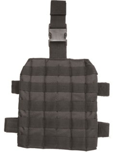 Mil-Tec thigh panel MOLLE compatibility 13484002 black - Other | KNIFESTOCK
