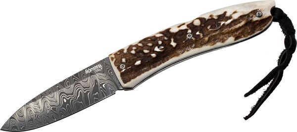 Lionsteel Opera Damascus Heinsgringla Stag Handle, wood box 8800D CE ...