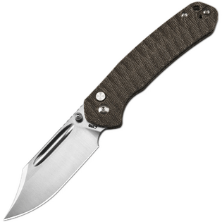 CJRB Bowie Pyrite AR-SFII Micarta 3.15in 7.36in J1942-ODG - EDC nože ...