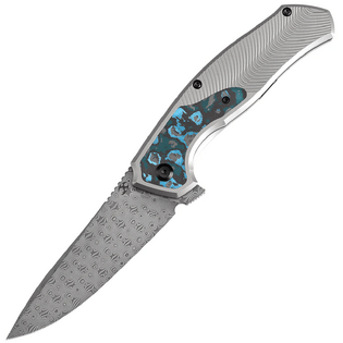 KANSEPT HAVORN Damascus Frame Lock K1069A3 - Zsebkések | KNIFESTOCK