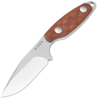 Kizer / Muskrat Derek Sharon S35VN Mkuruti Wood 1064A2 - Cuțite de ...