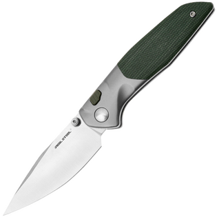 Real Steel Hoeft | Satin | Silver Titanium & Micarta RE-7901GM - EDC ...
