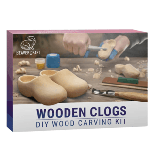 Beavercraft Set Hobby pentru Sculptură Saboti din Lemn DIY10 - Blocuri ...