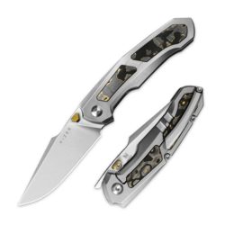Kizer Frame Lock Feweed Vu Hu?nh Nam Anh Zwear PM Titanium (Camo Carbon Gold) Ki3694A4 ...