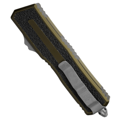 Microtech SCARAB II GEN III D/E APOCALYPTIC FULL SERRATED OD GREEN 1280 ...