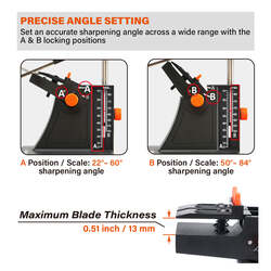 Sharpal Precision Angle Adjustable Scissors and Garden Tools Sharpening ...