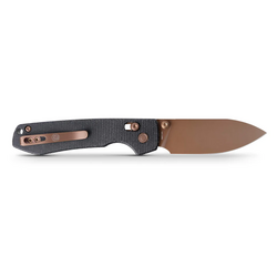Vosteed Raccoon(Crossbar Lock) 14C28N Copper Dune Black Micarta A0539 - Pocket knives | KNIFESTOCK