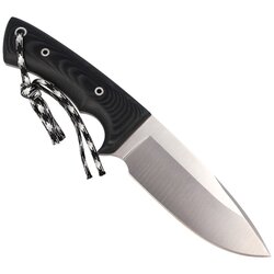 MUELA 150mm full tang blade CRYO-T treatment, BLACK canvas micarta ...