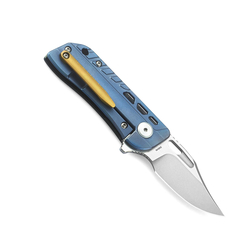 Bestech Engine (Bowie) CPM-S35VN, Bead Blast+Satin, Titanium+Carbon ...