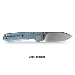 Vosteed Raccoon® V M390 Satin,Blue Titanium A4002 - Vreckové nože ...